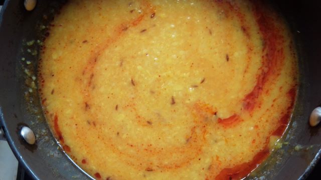 Lasooni Moong Dal Tadka – Garlicky Yellow Lentils - Seasonal Flavours