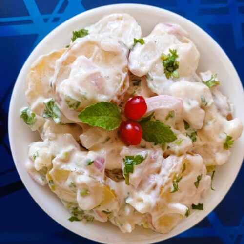 Creamy Potato Salad With Classic Dressing - Seasonal Flavours