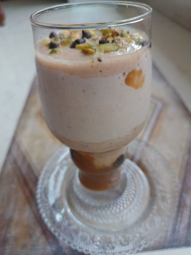 Chikoo Milkshake Summer Beverage | Sapodilla Milkshake - Seasonal Flavours
