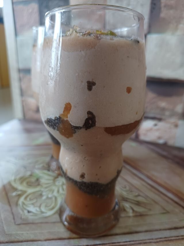 Chikoo Milkshake Summer Beverage | Sapodilla Milkshake - Seasonal Flavours