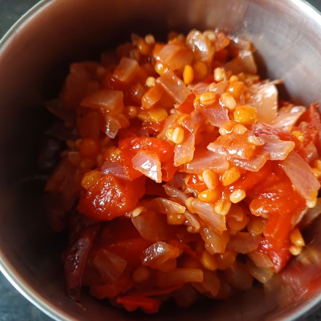 Tomato Onion Chutney For Idli Dosa - Easy Tomato Chutney - Seasonal ...